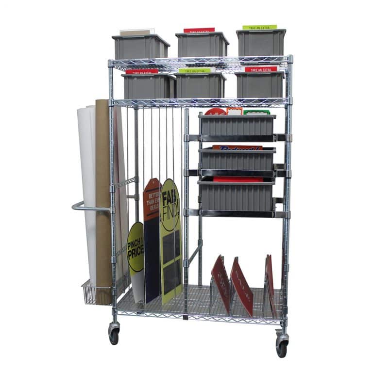 Marketing Storage Cart - Mobilize, Organize, Optimize